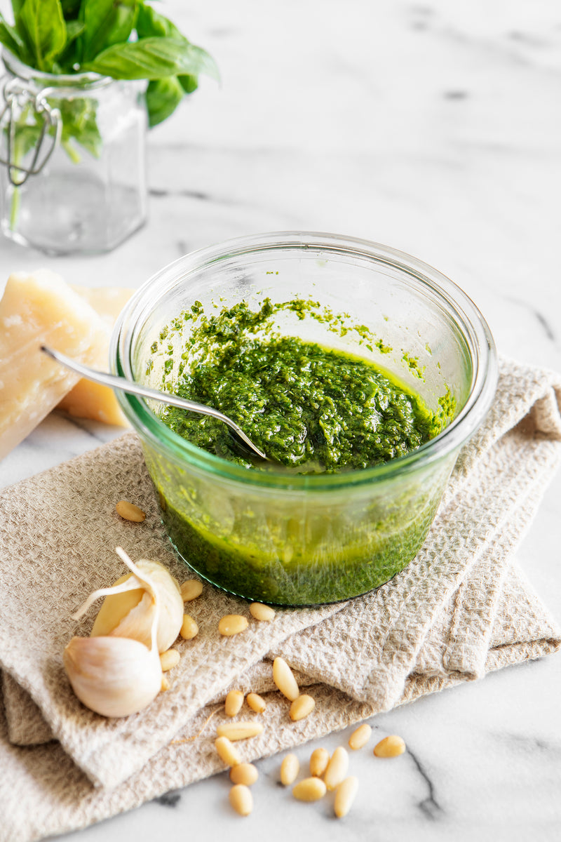 Homemade Pesto Sauce – OLEAMEA Extra Virgin Olive Oils